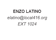 Contact – TCEU Local 416